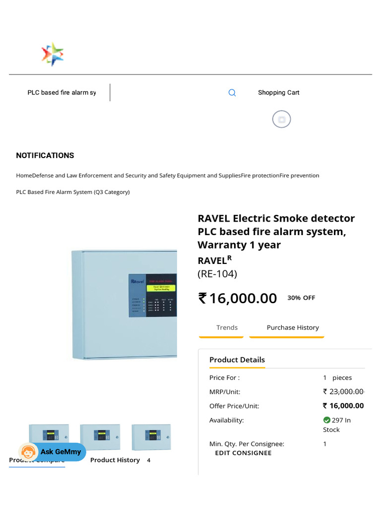 PLC Based Fire Alarm System Overview | PDF