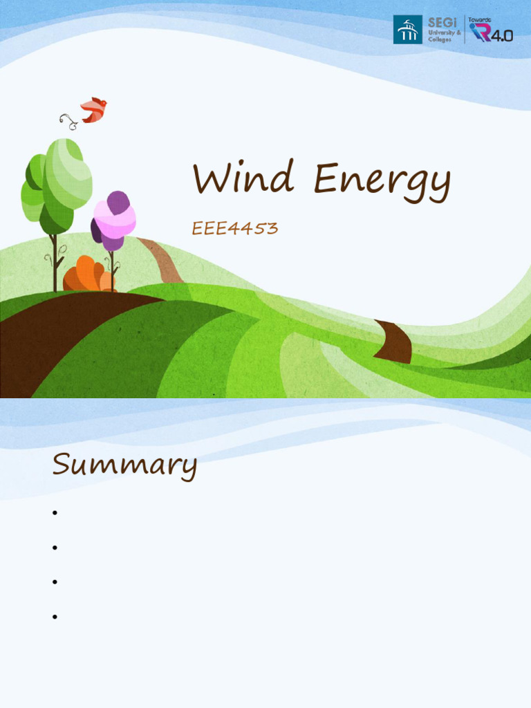 Chapter 3 - Wind Energy | PDF