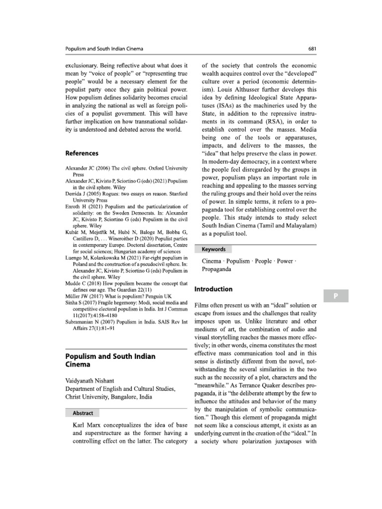 Populism Nishant | PDF