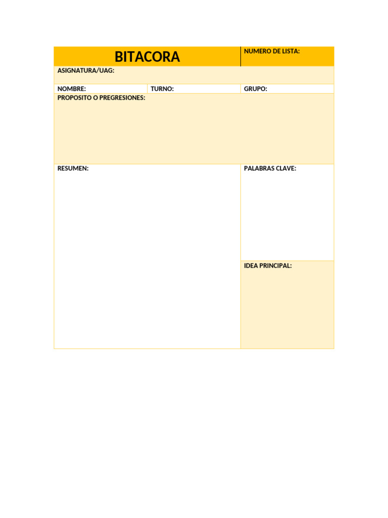 Bitacora | PDF
