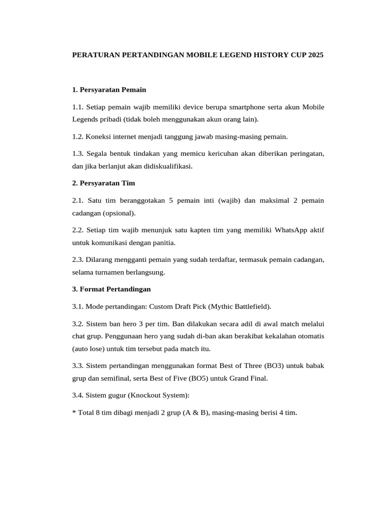History Cup ML | PDF