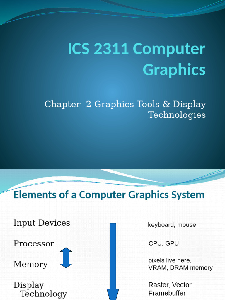 Computer Graphics Tools & Technologies | PDF | Graphics Processing Unit ...
