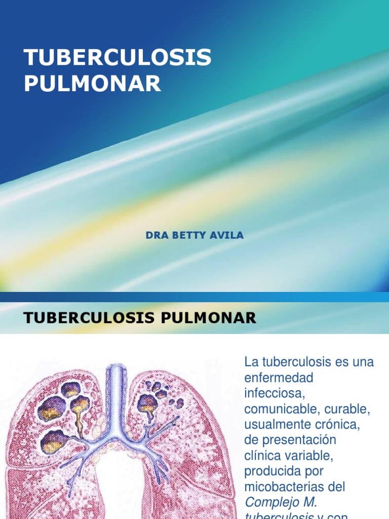 Tuberculosis Pulmonar PDF | PDF | Mycobacterium | Tuberculosis