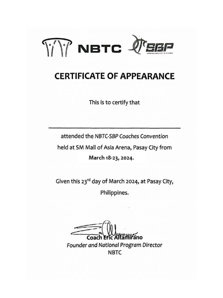 NBTC Cert | PDF
