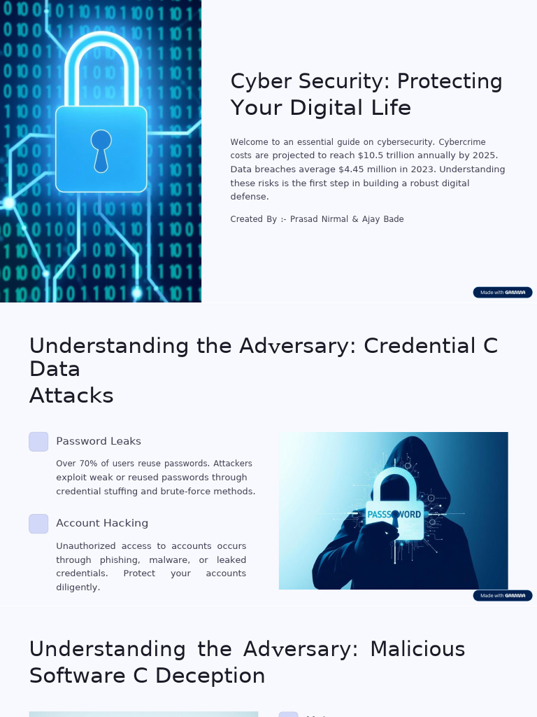 Cybersecurity: Protect Your Digital Life | PDF | Security | Computer ...