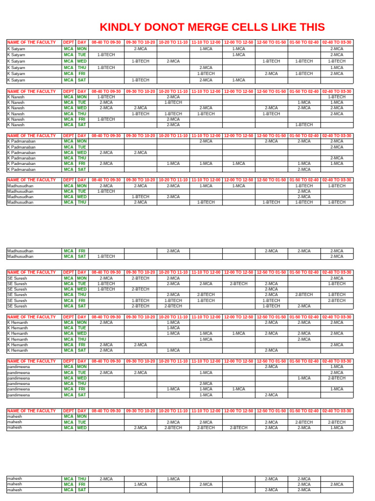 Mca Loadsheet Template 1 | PDF