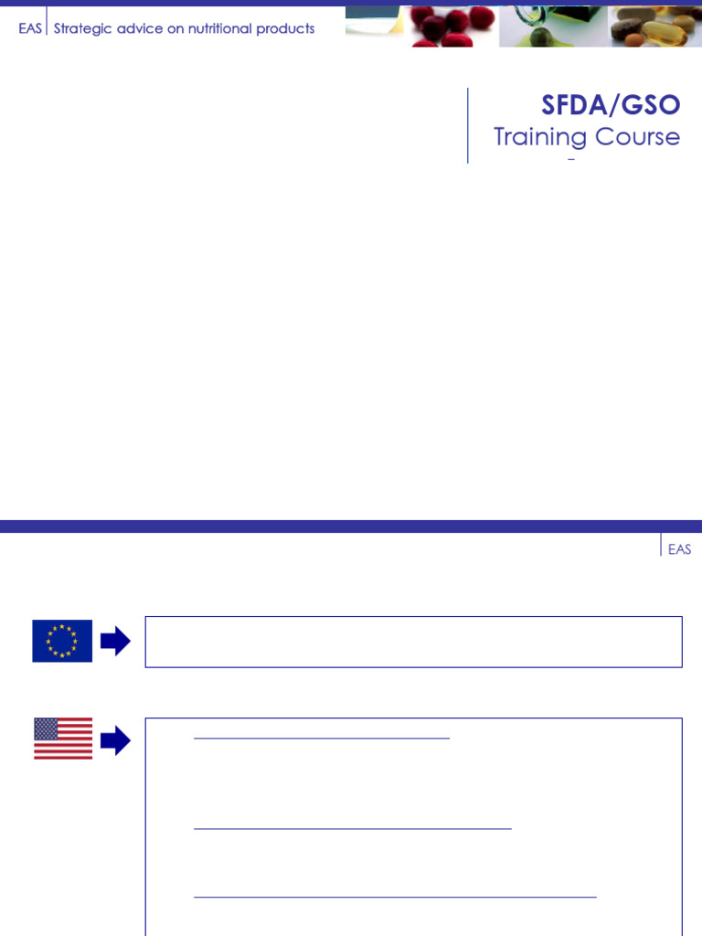 GSO-Training - Claims US Vs EU | PDF | Fat | Nutrients