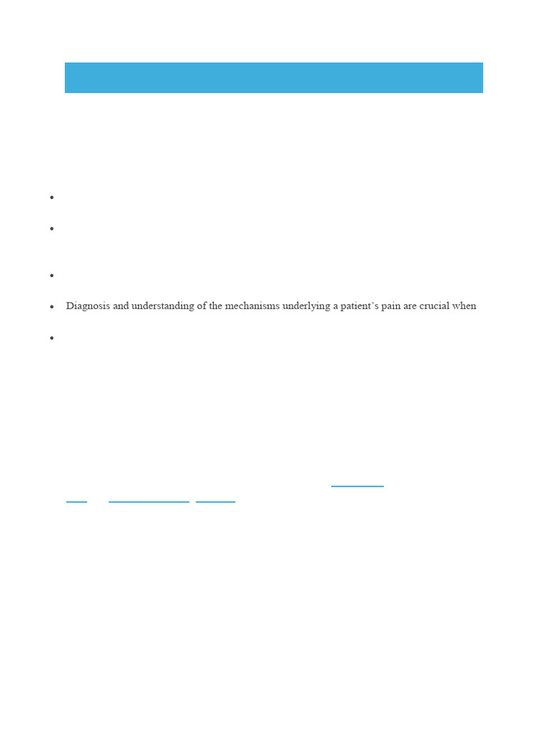 Understanding Pain Sensitisation Mechanisms | PDF | Pain | Stimulus ...