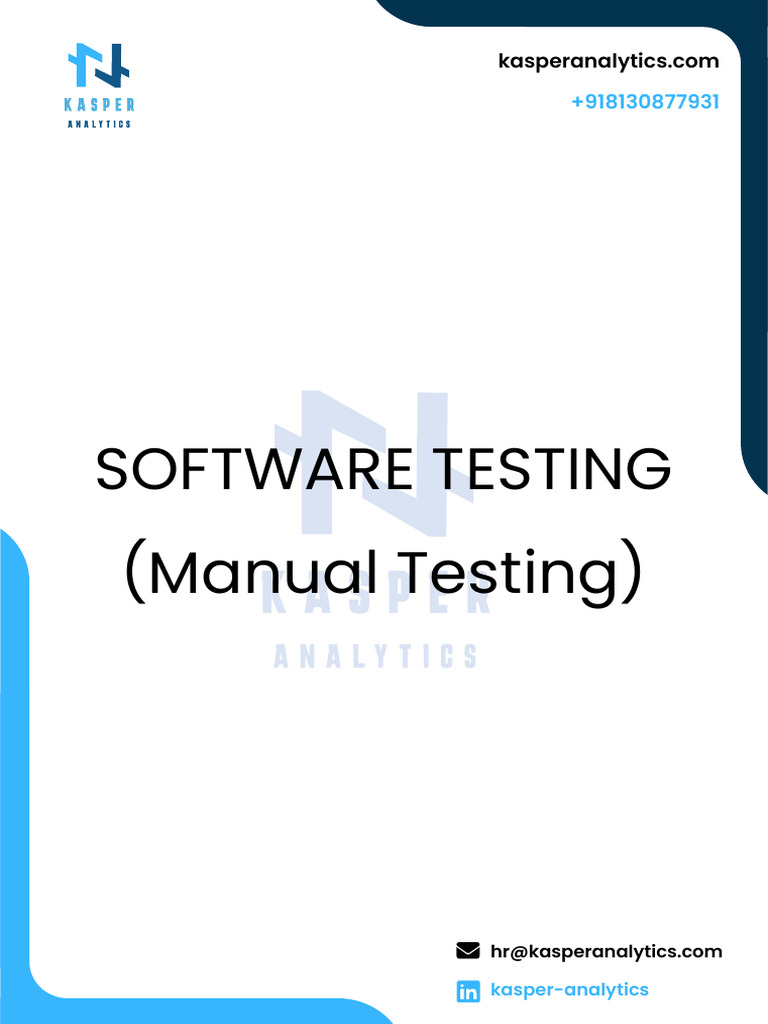 Software Testing Manual Testing 1724184236 | PDF | Software Testing ...