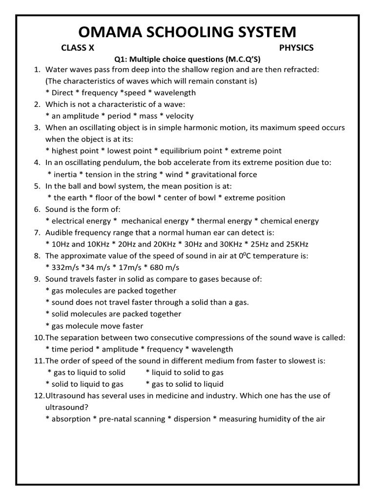 Physics X | PDF