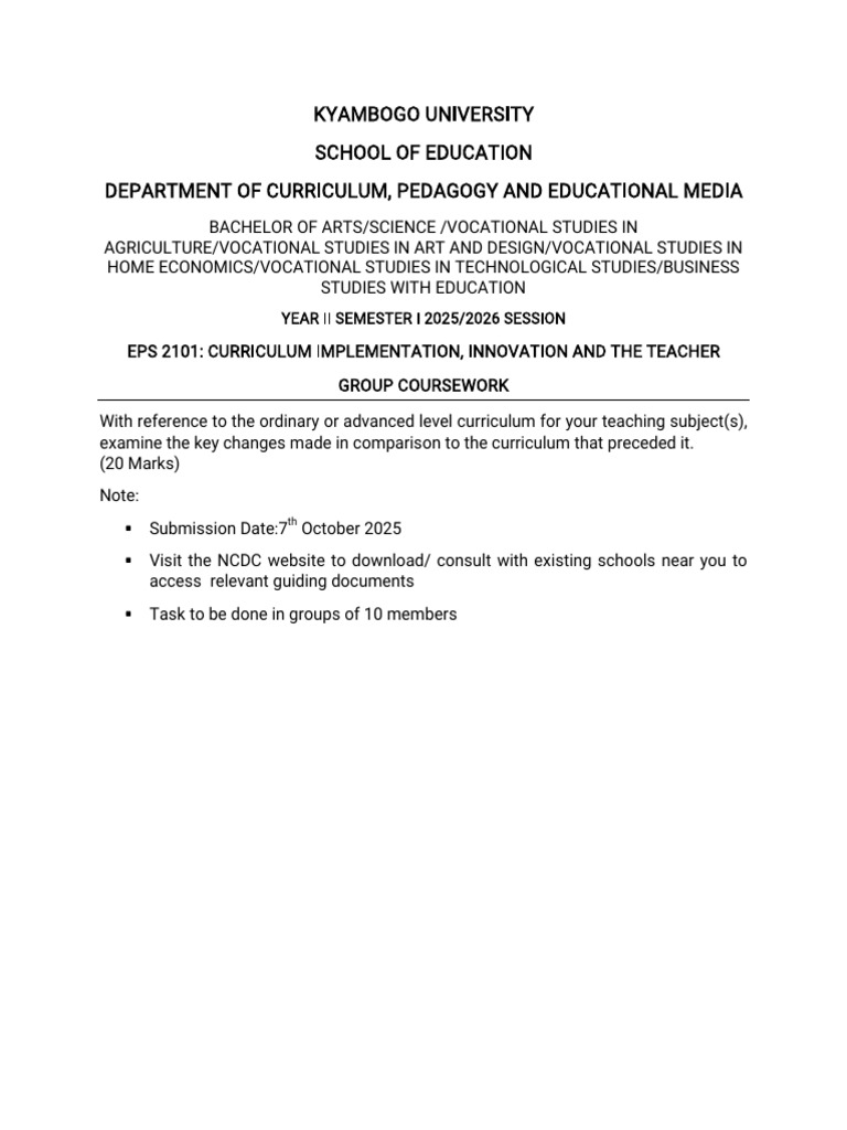 Curr Innovation Coursework | PDF