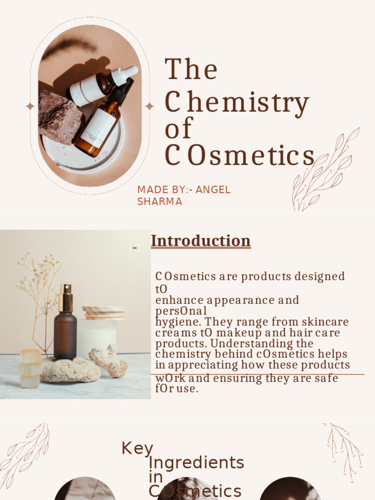 Cream Minimalist and Modern Cosmetics Product Presentation | PDF ...