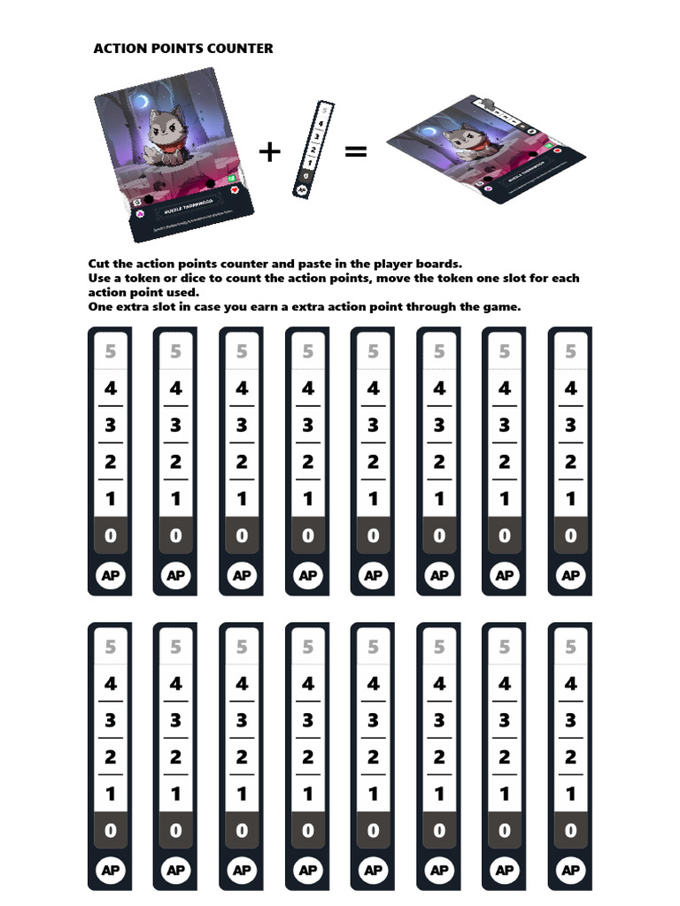 Action Points Counter for Board Games | PDF