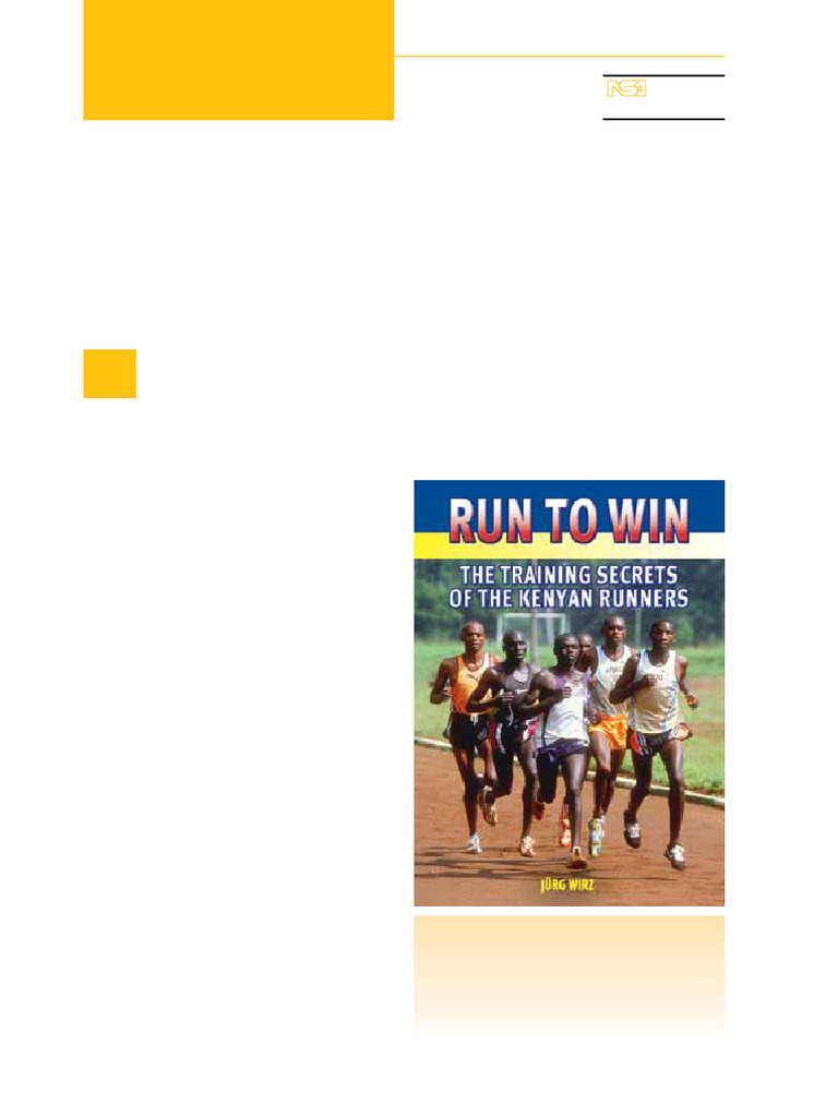 Run To Win The Training Secrets of The Kenyan | PDF | Running