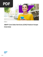 ABAP CDS Annotations Cheat Sheet | PDF | Information Technology Management | Data