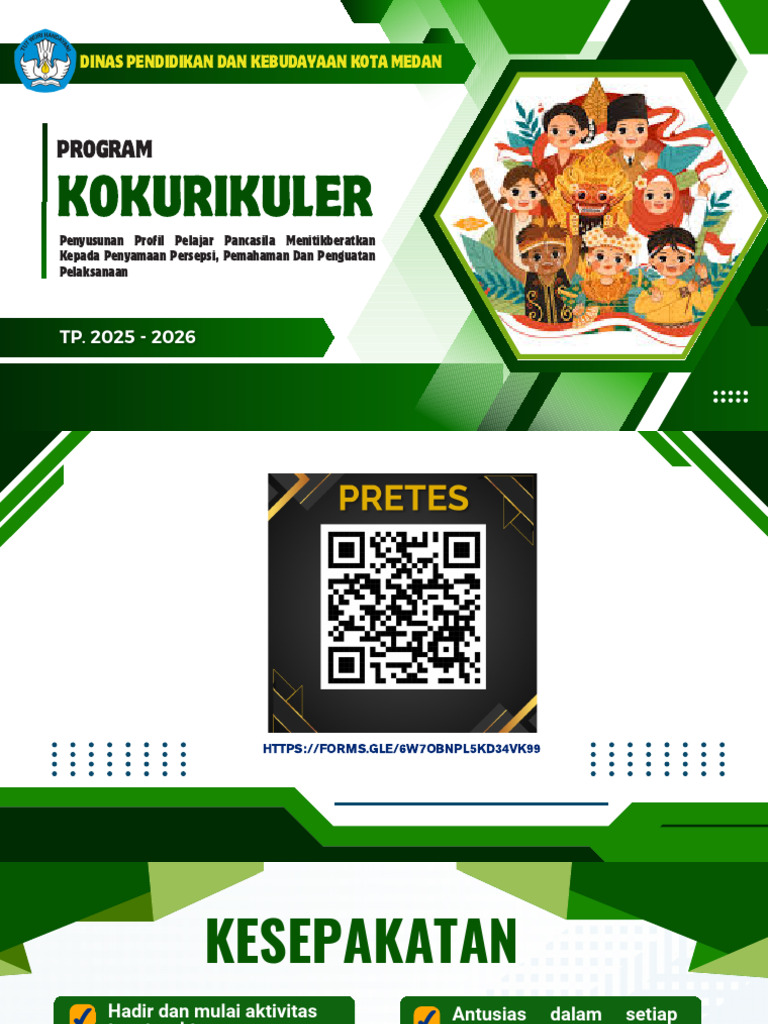 Panduan Kokurikuler Medan 2025-2026 | PDF