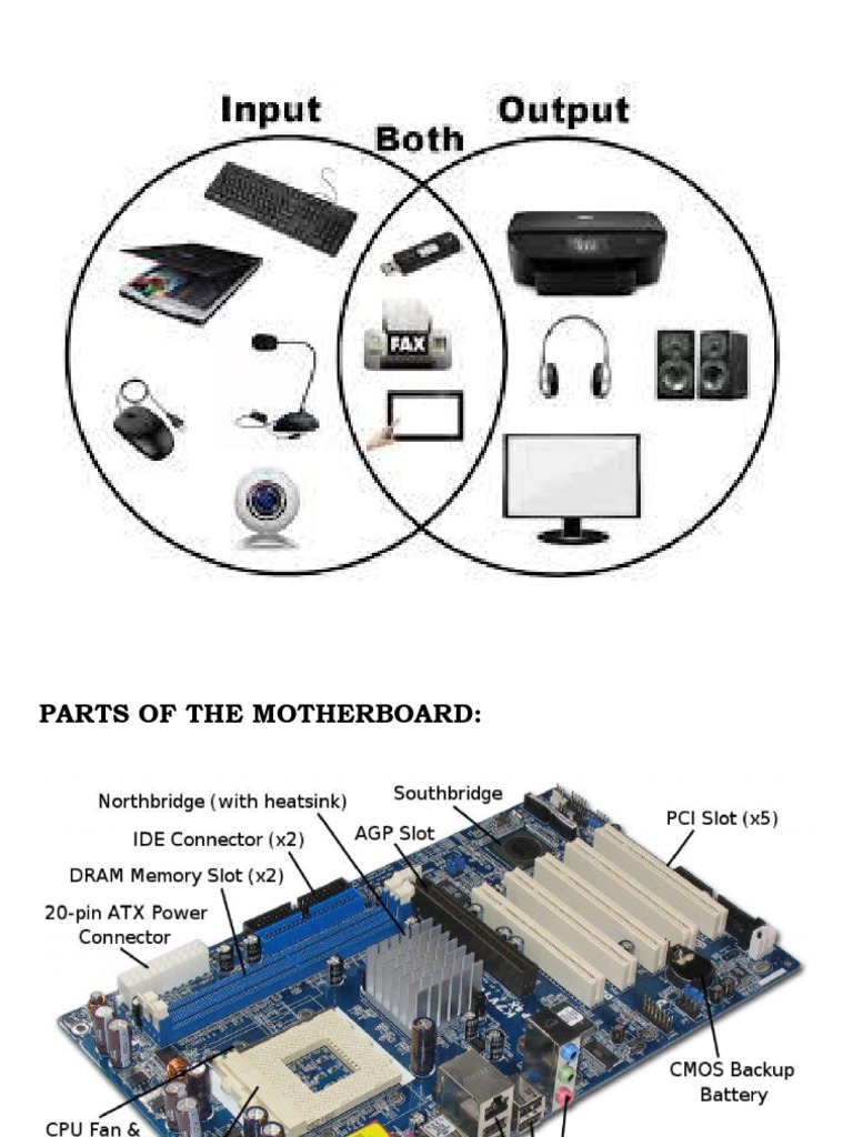 Parts of Motherboards (Input-Output Device) | PDF