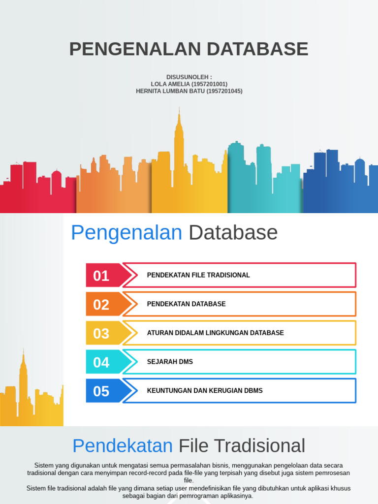 PPT Pengenalan Database Kelompok 1 (Revisi) | PDF