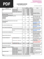 HMM Local Charges Export Tariff Guide | PDF | Supply Chain Management