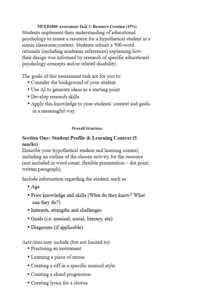 Resource Creation Scaffold | PDF | Educational Psychology | Memory