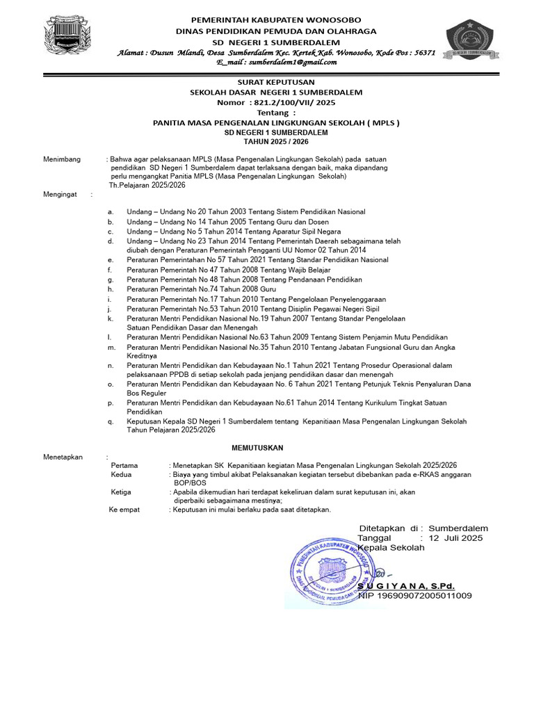 SK MPLS 2025-2026 | PDF