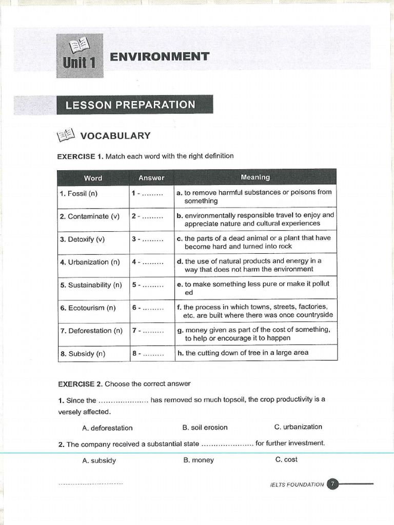 Handout Reading SentenceNoteTable Completion | PDF