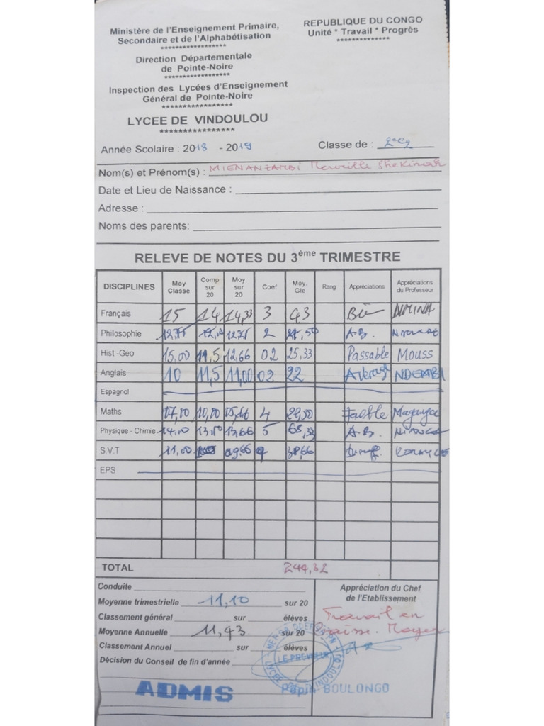 Seconde 3e Trimestre | PDF