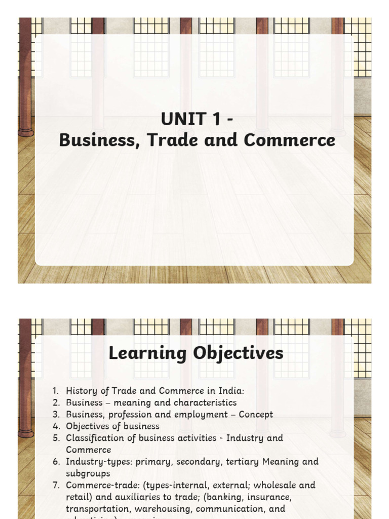 Overview of Business and Commerce in India | PDF | Commerce | Business
