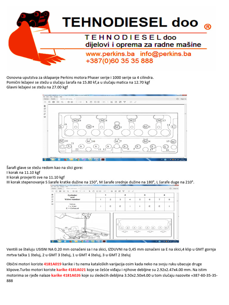 Prirucnik Perkins 1004 Serije | PDF