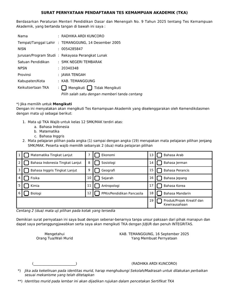 Radhika Ardi Kuncoro (1) | PDF
