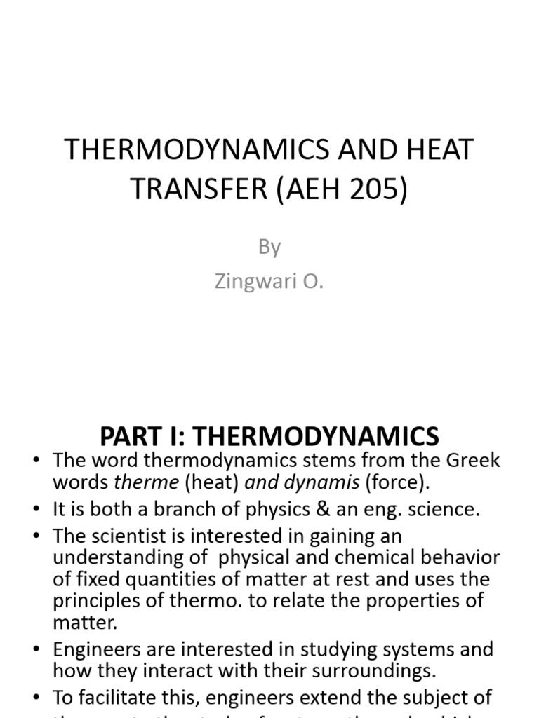 Thermodynamics and Heat Transfer Overview | PDF | Heat | Latent Heat