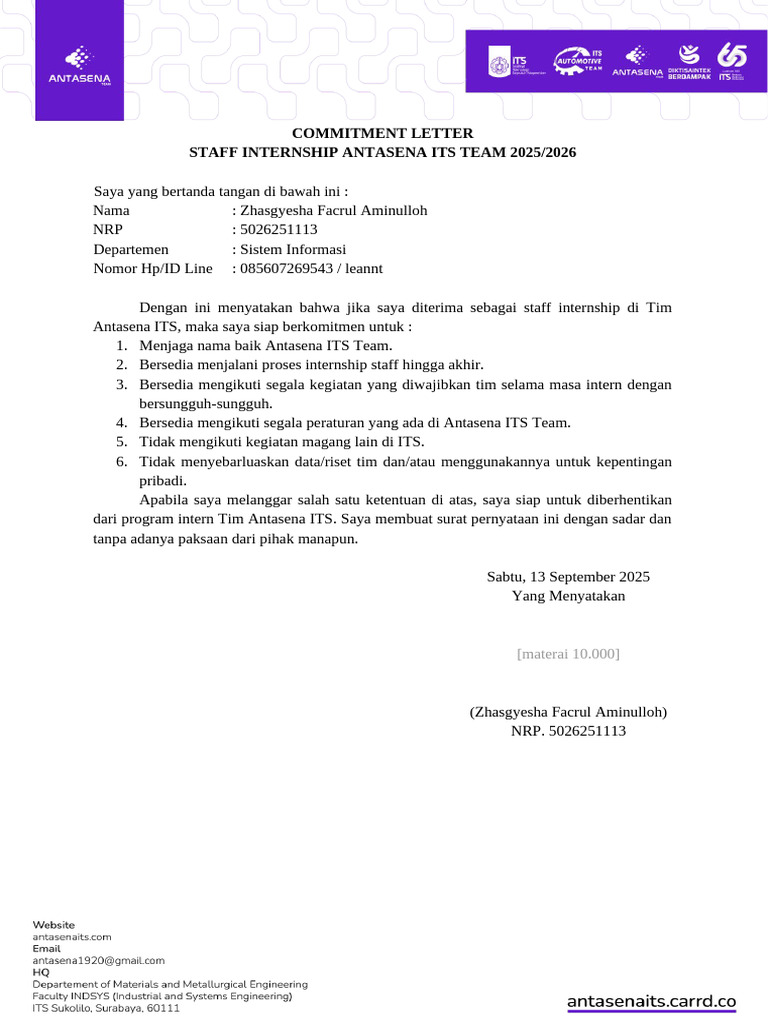 Commitment Letter | PDF