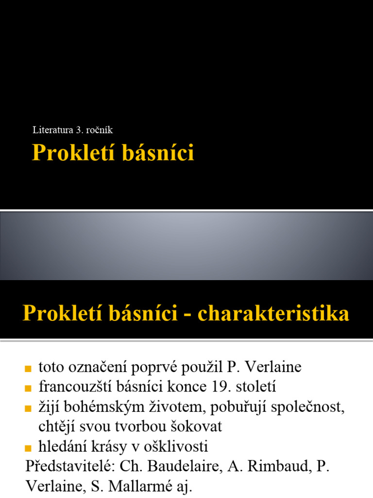 Prokletí Básníci | PDF