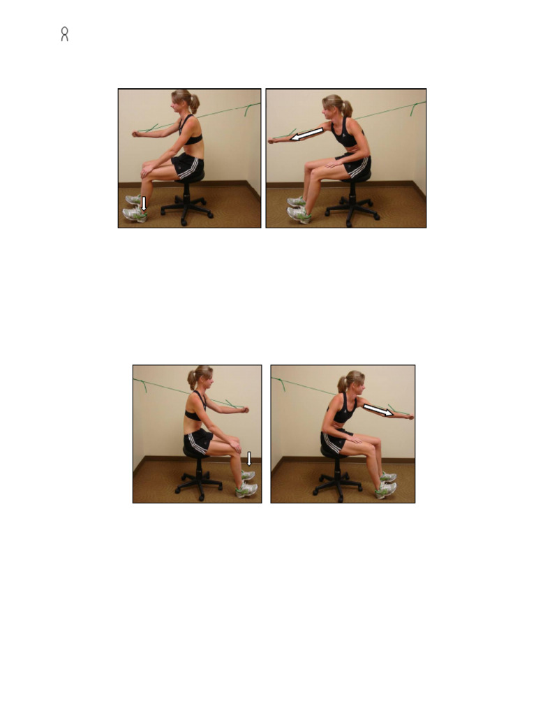 Seated Resisted Serratus Punch With Left Hamstrings | PDF