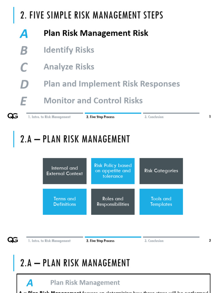 Five Steps for Effective Risk Management | PDF | Risk | Risk Management