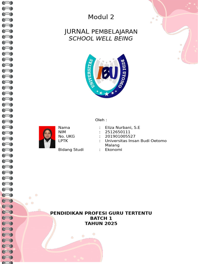 Jurnal Pembelajaran School Well Being Anti Bullying | PDF