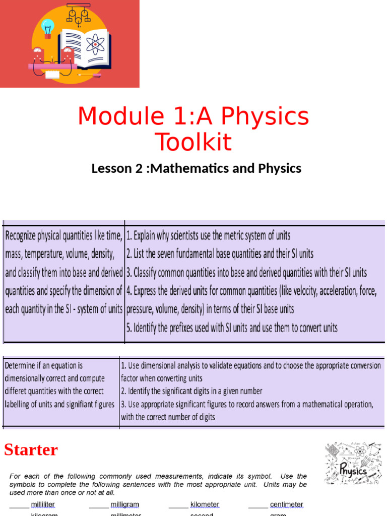 Mathematics and Physics | PDF | Significant Figures | International ...