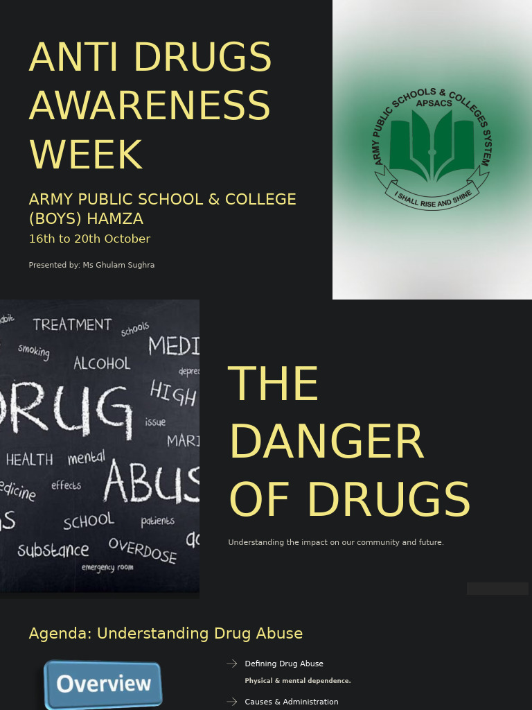 Anti Drugs Awareness | PDF | Substance Abuse | Drugs