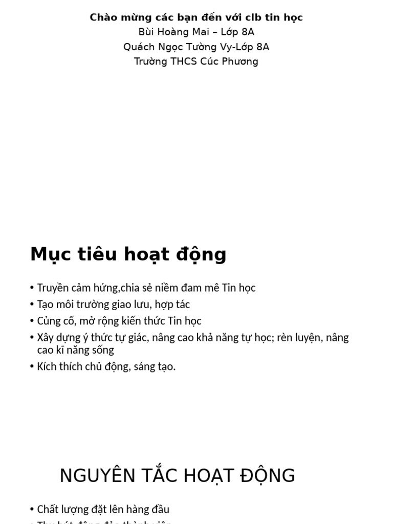 TRÌNH CHIẾU | PDF