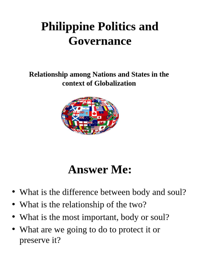 PPG Nation State and Globalization | PDF | State (Polity) | Sovereignty