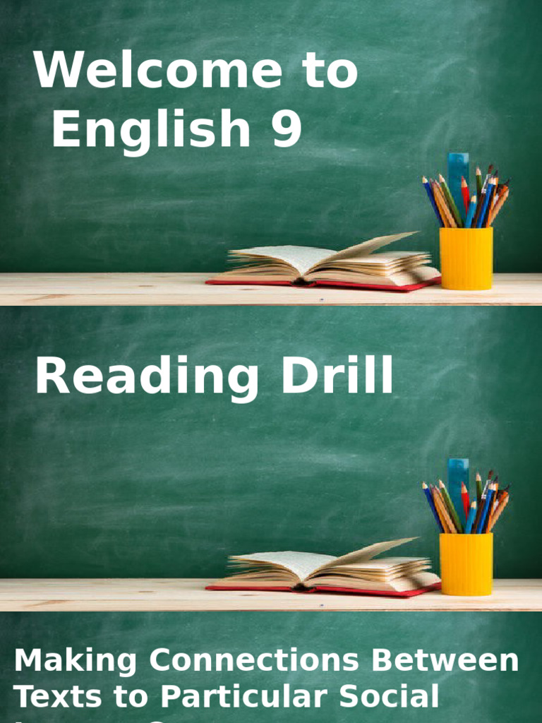 Lesson-1 Q2-M1 Making Connections | PDF | Reading Comprehension