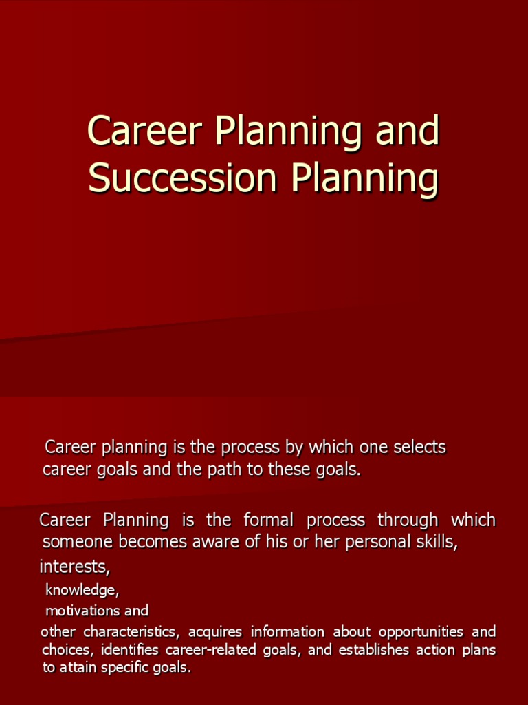 Career and Succession Planning Overview | PDF | Competence (Human ...