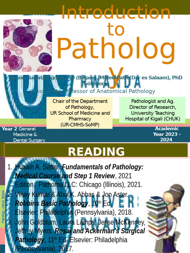 Pathology, Introduction - 2023-4 - Assoc. Prof. Belson | PDF ...