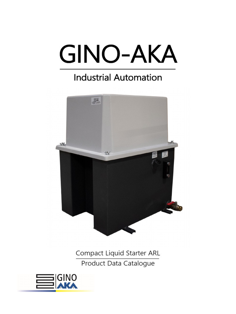 GINO-AKA Compact Liquid Starter ARL | PDF | Electric Motor | Electricity
