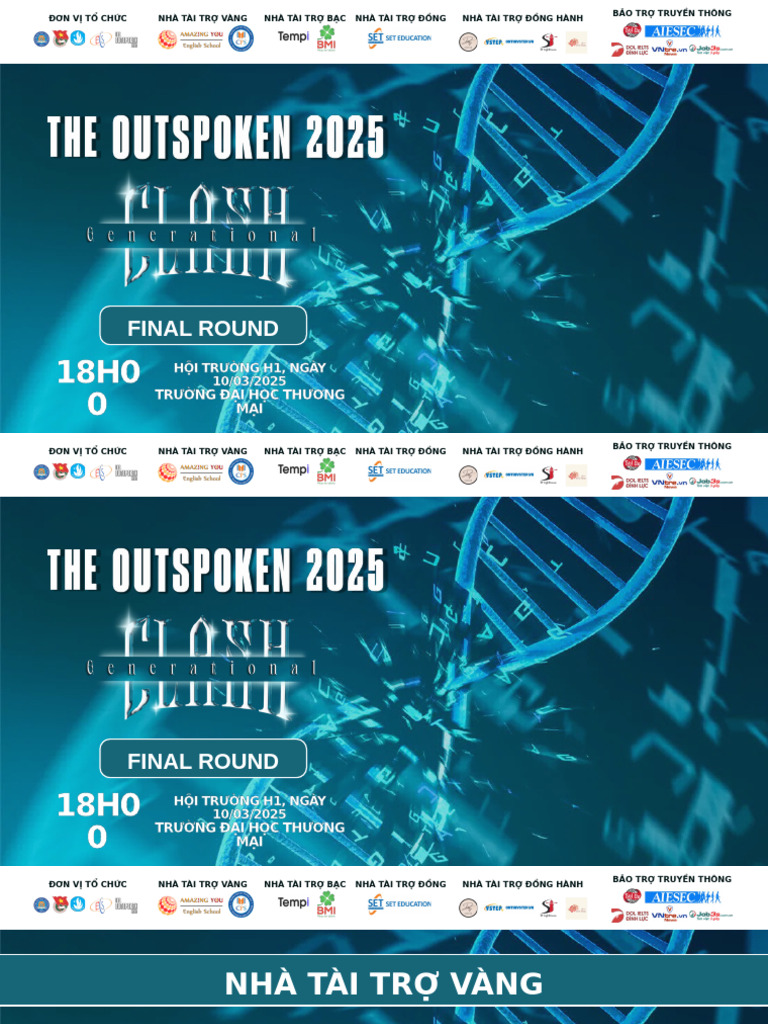 (Aca24.25 - Final) The Outspoken 2025 | PDF