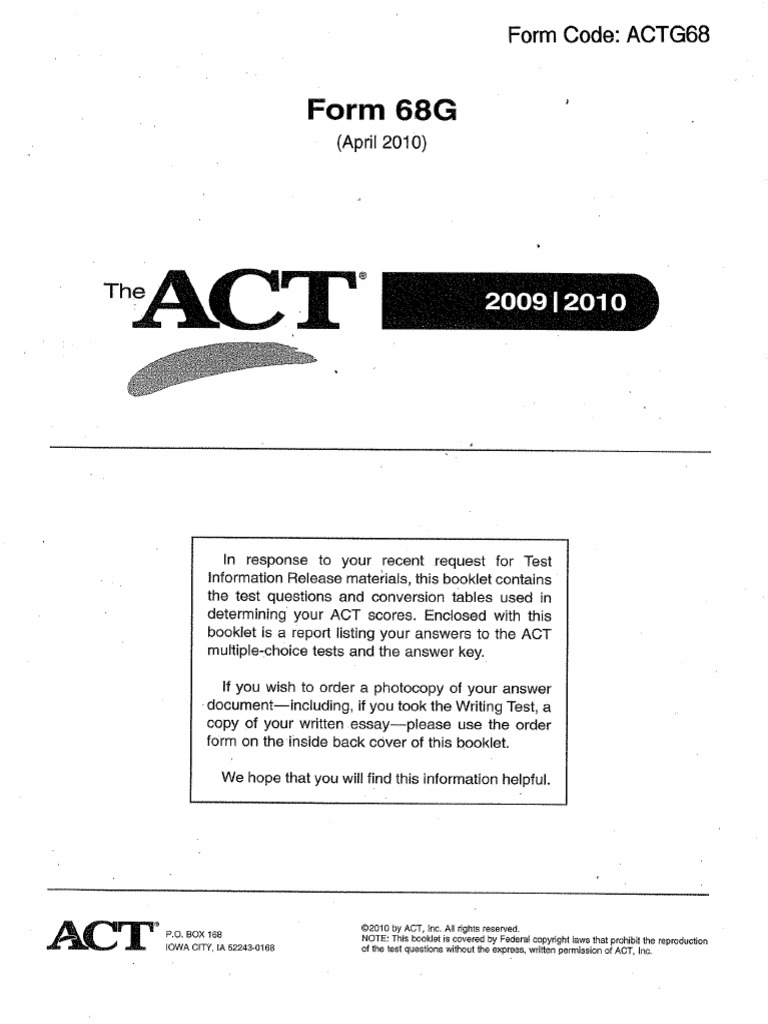 ACT 201004 Form 68G | PDF