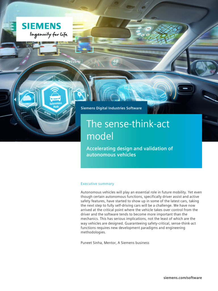 Validating Sense-Think-Act in AVs | PDF | Simulation | Machine Learning