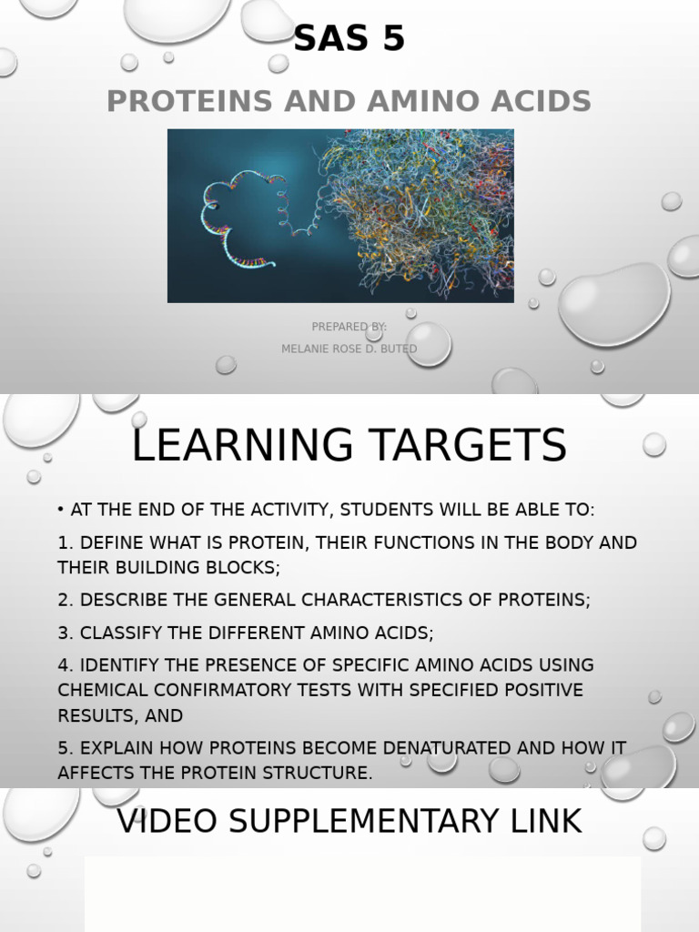Understanding Proteins & Amino Acids | PDF | Teaspoon | Tablespoon