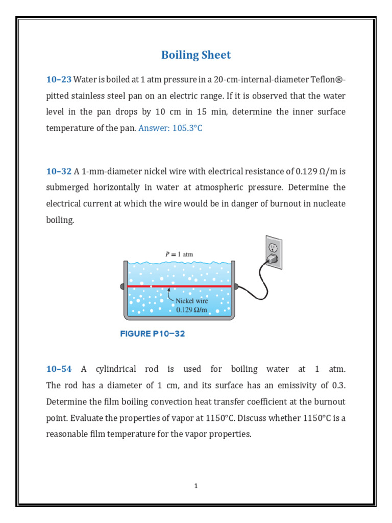 Boiling Sheet | PDF