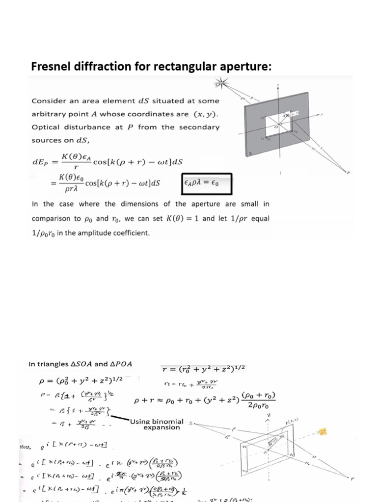 Fresnel Diffraction and Zone Plates Explained | PDF | Diffraction | Light